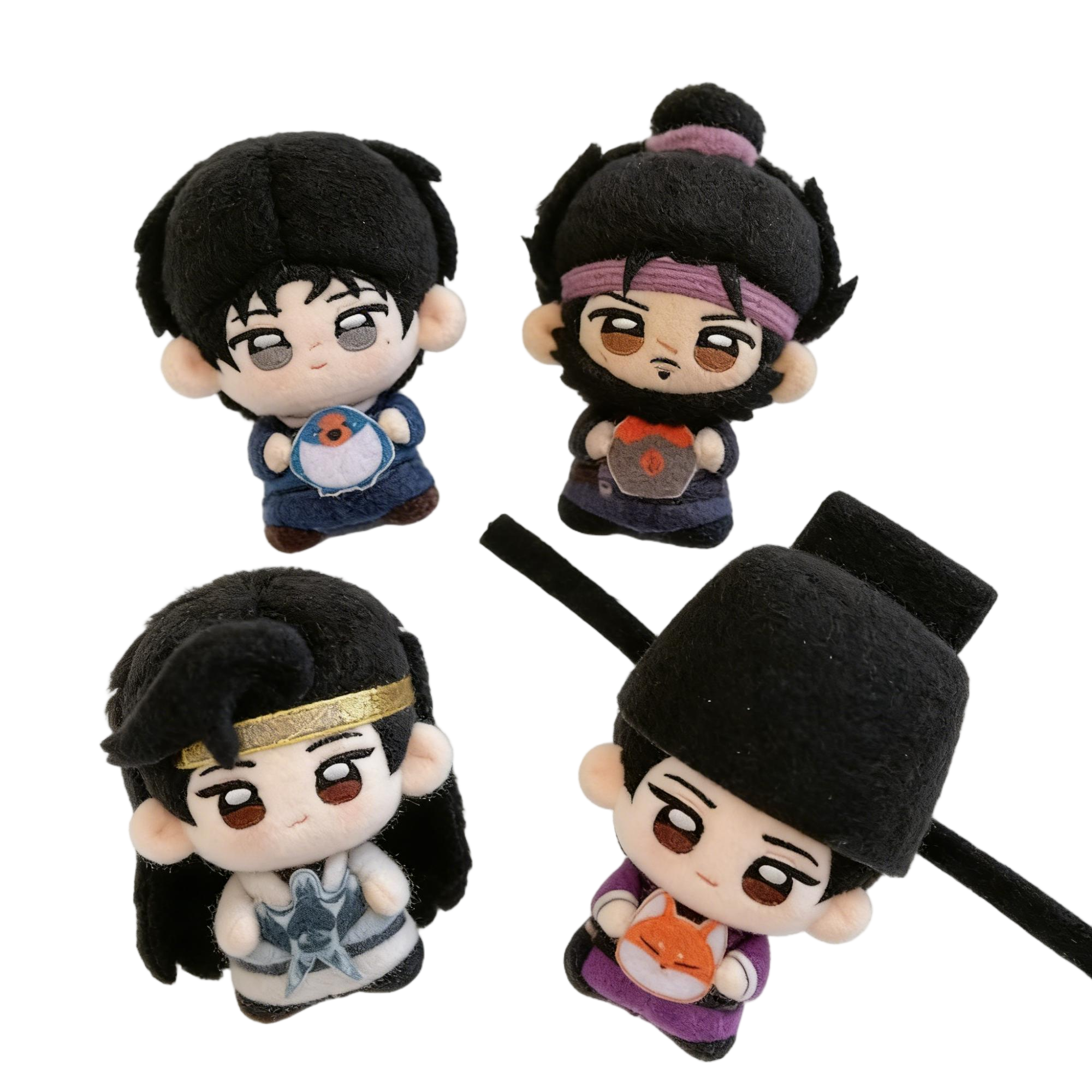 Where Winds Meet | Jiang Yan 10CM Chibi Plush Doll (4Pcs) – Oriloot